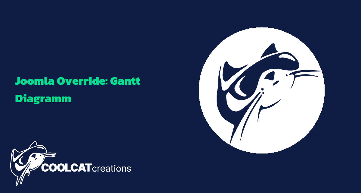 Joomla Override: Gantt Diagramm